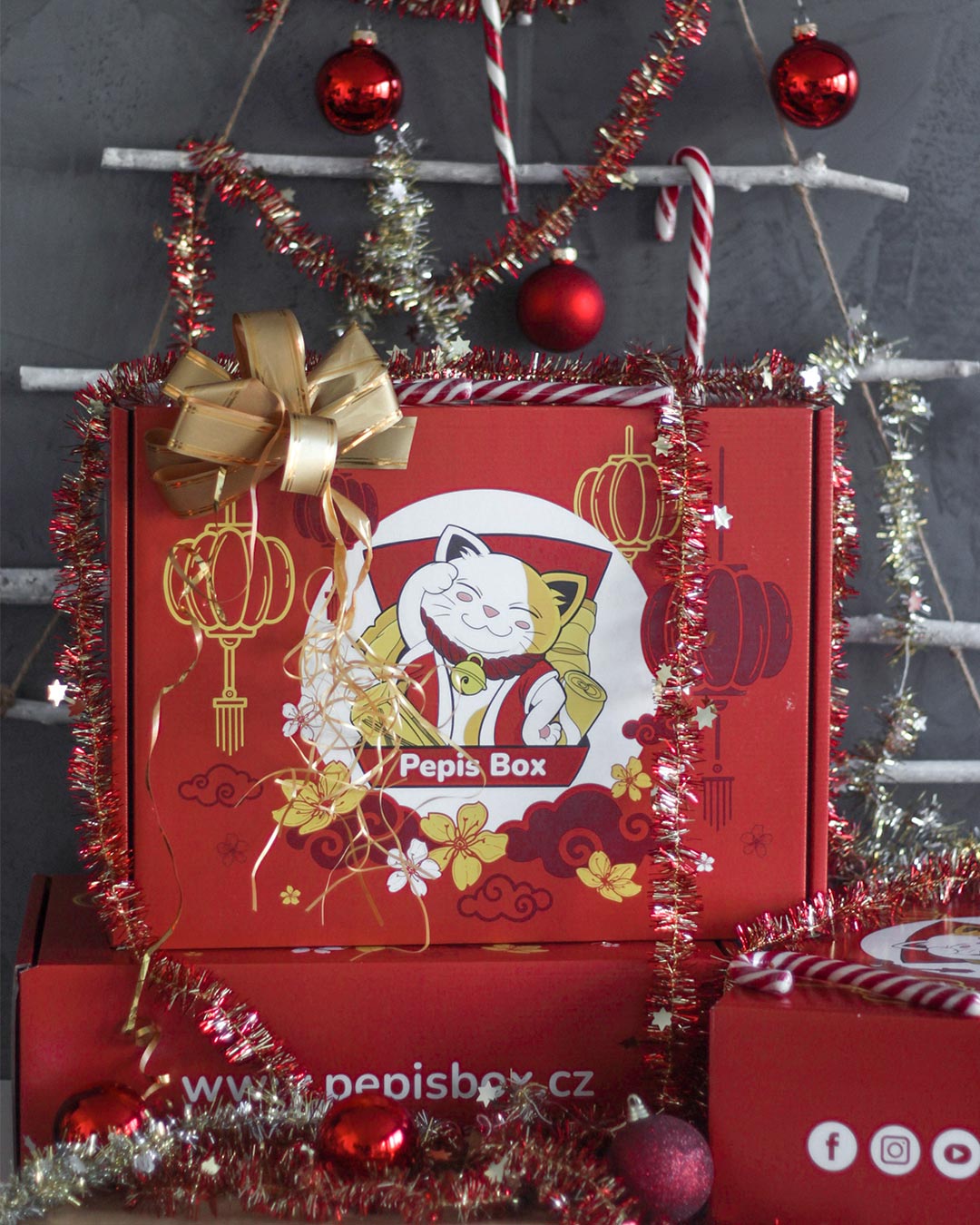 Pepis.box - originální dárek k Vánocům - Americké, Asijské, Evropské sladkosti | Pepis.shop